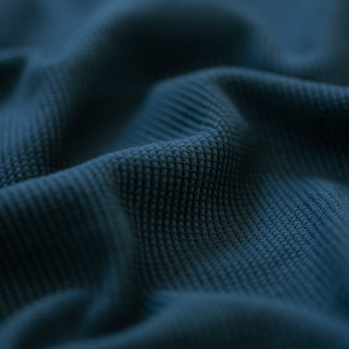 Organic Cotton Waffle Knit - Ultramarine Blue – Bibs And Boots Fabric